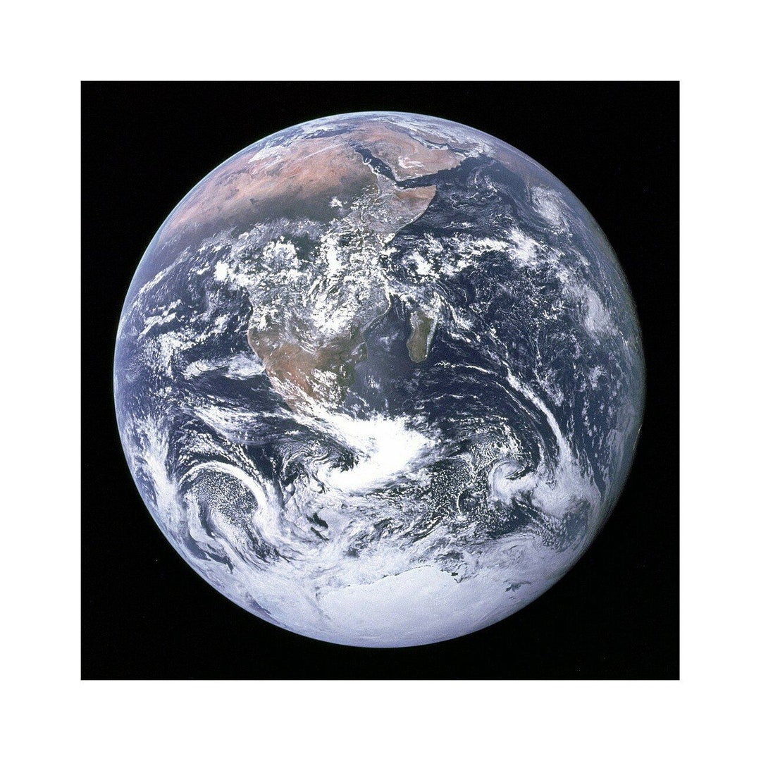 The Blue Marble 1972 Earth From Space Apollo 17 Mission Photo Poster ...