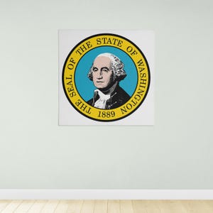 Seal of the State of Washington United States Seals Poster Art Print - Etsy