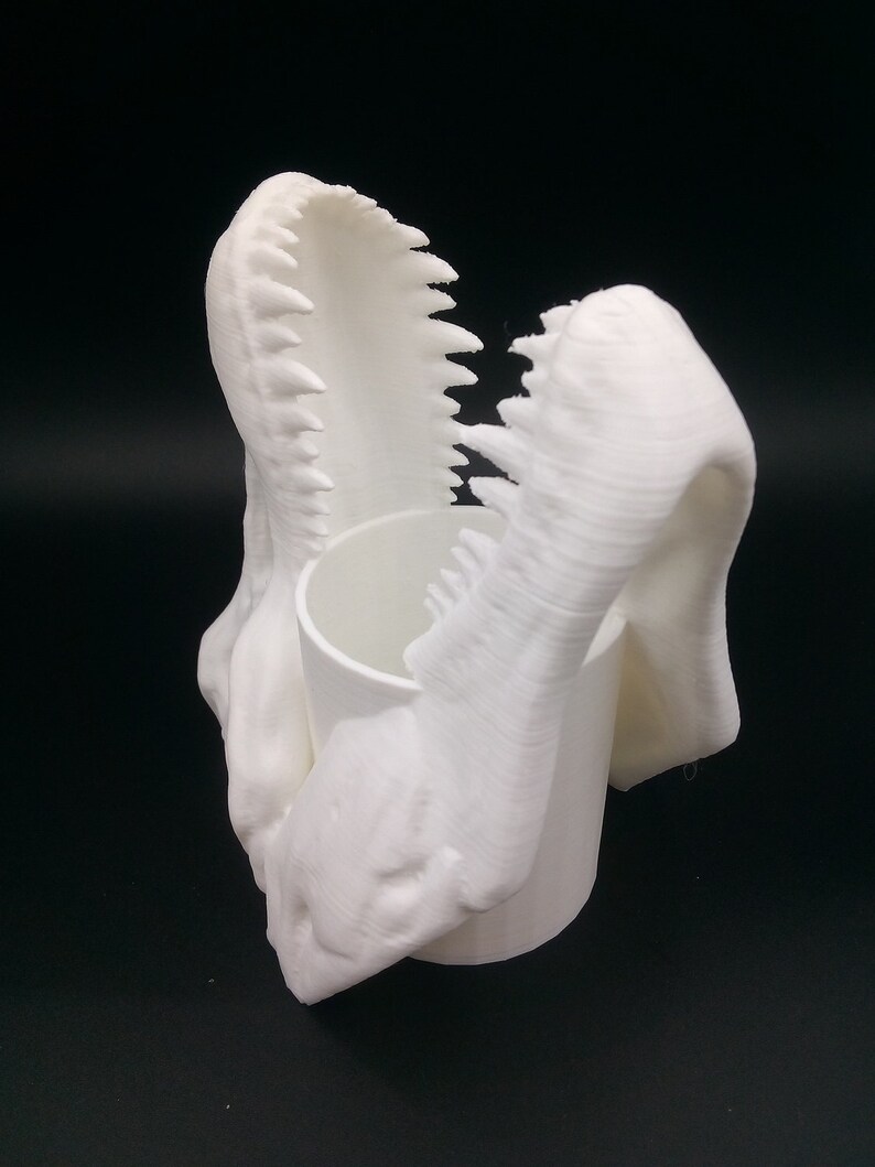 T Rex T-rex Dinosaur Pen Pencil Brush Cup Holder Stand 3D - Etsy