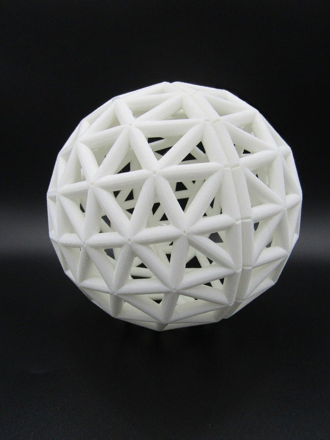Geodesic Sphere Buckminister Fuller 3D Printed Geometric Model 6" - Etsy