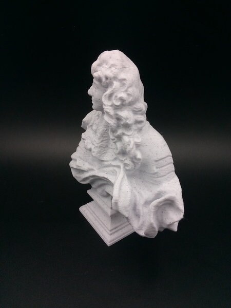 Louis XIV France Sun King 3D Printed Bust Statue Figure Sculpture Pick ...
