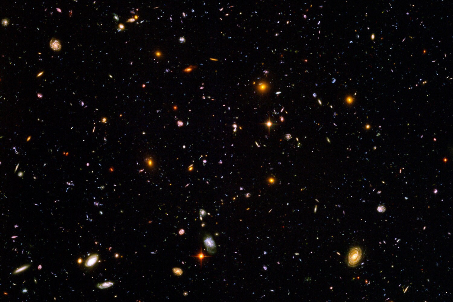Hubble Ultra Deep Field Stars Star Space Telescope Photo Poster Art ...