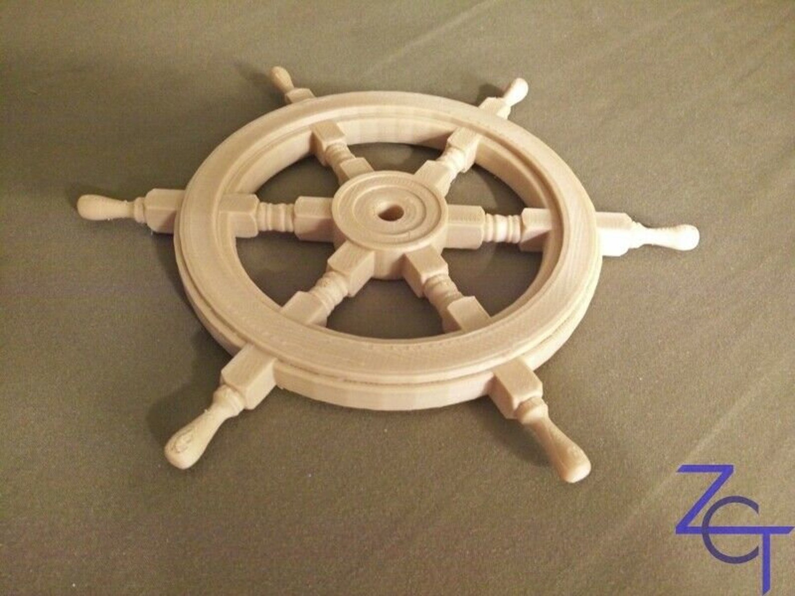 Traditional Ship's Wheel 3D Printed Model Sculpture Ship | Etsy