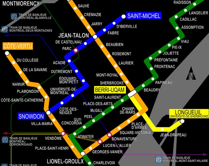 Star Wars Galactic Transit Map - Etsy Canada