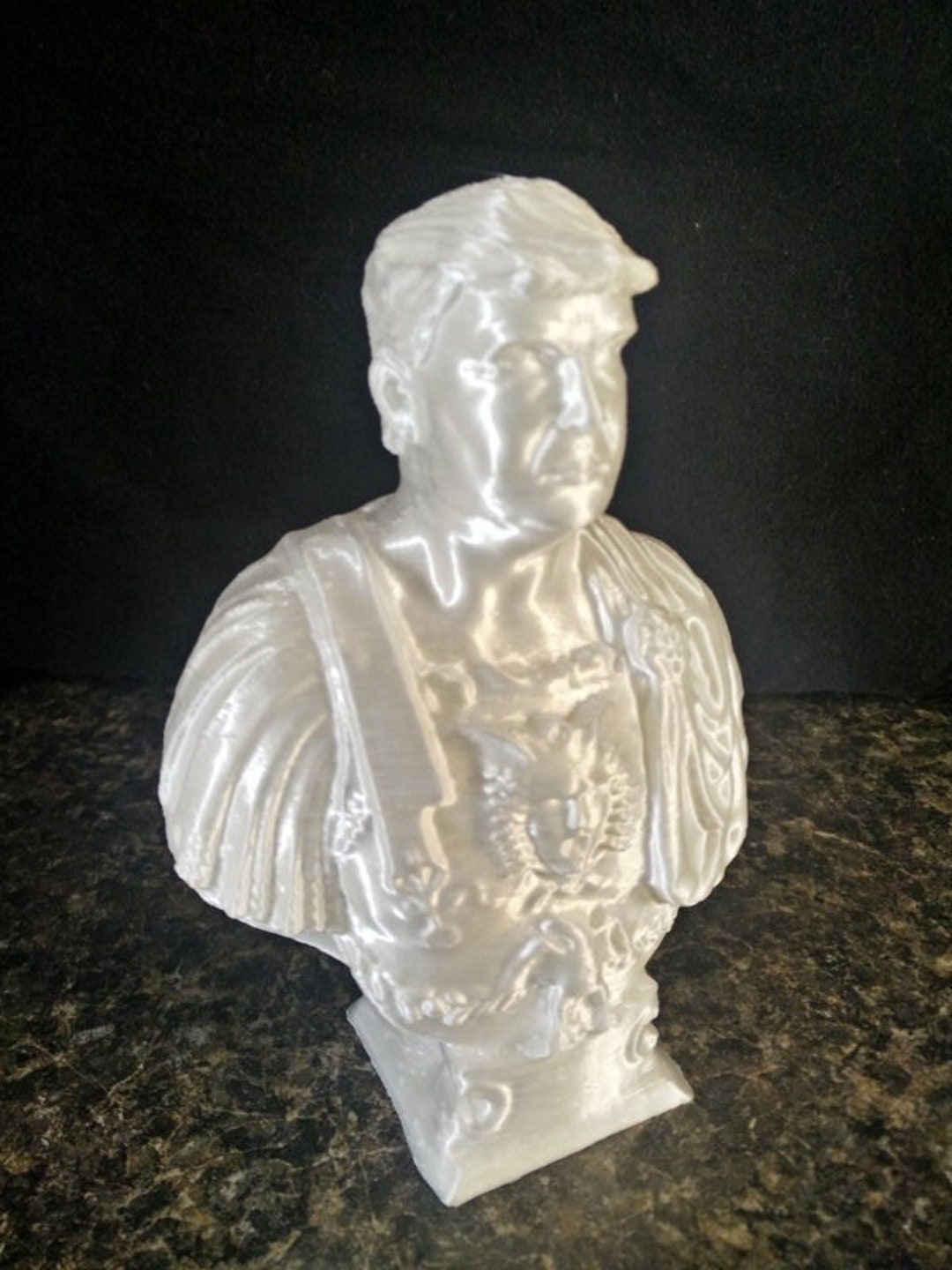 Donald Trump as Warrior Emperor 3D Printed Bust Statue Sculpture 5 ...