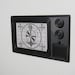 Vintage Retro Old Atompunk 1950s T.V. TV Television Set Screen Test ...
