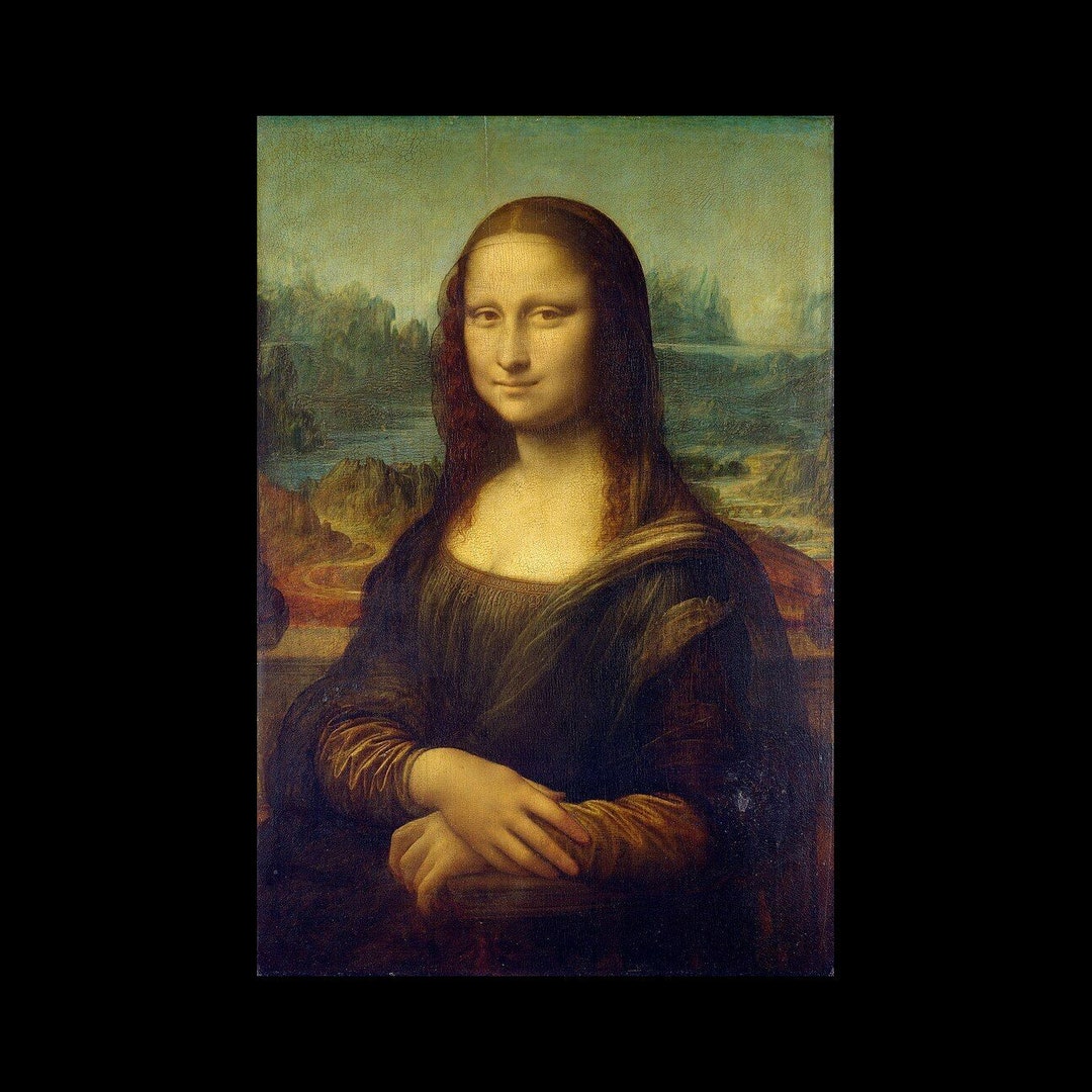 Mona Lisa Leonardo Da Vinci 1500 Louvre Renaissance Painting Poster Art ...