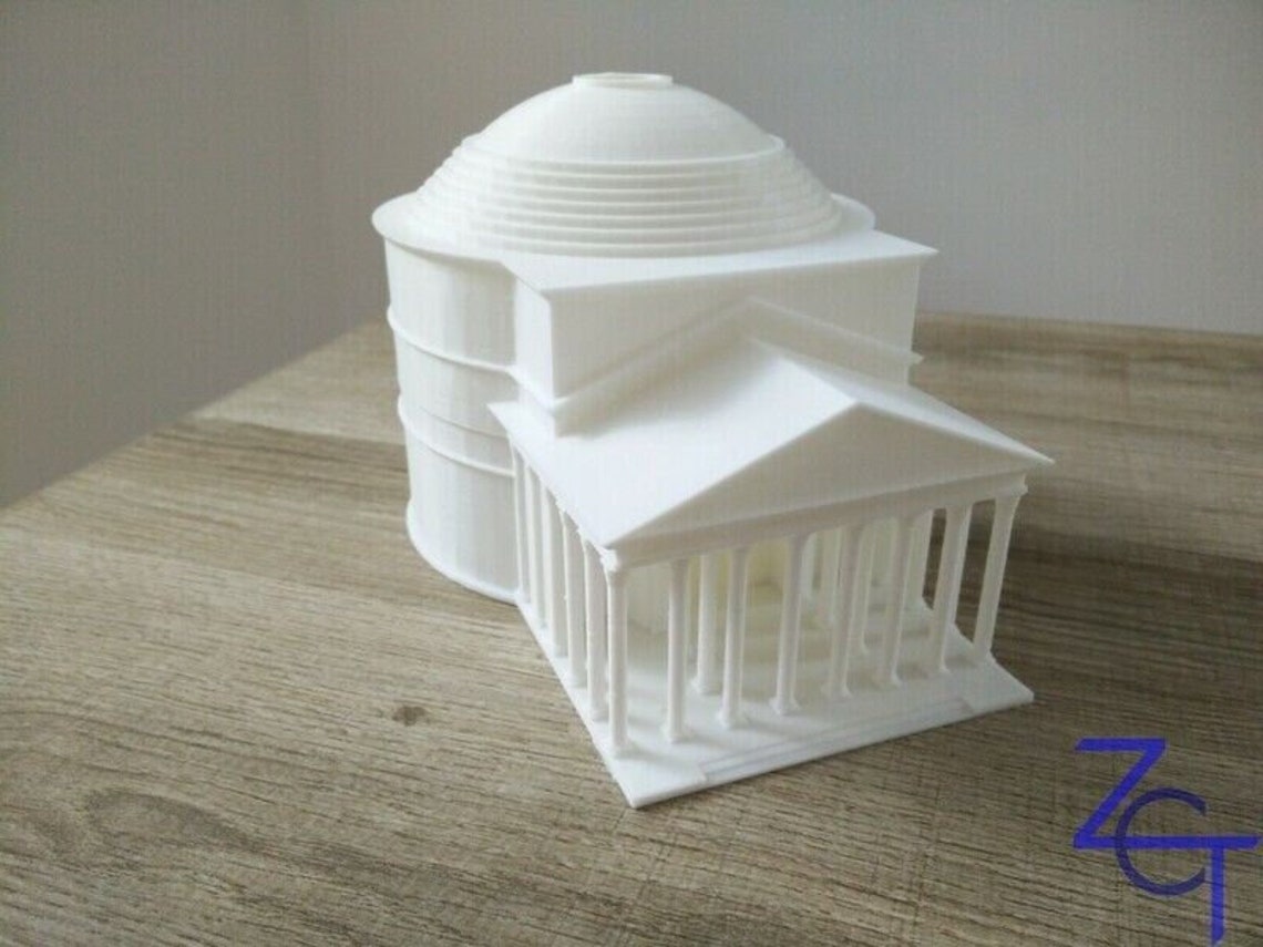 The Pantheon Roman Temple Ancient Rome Architectural Model | Etsy