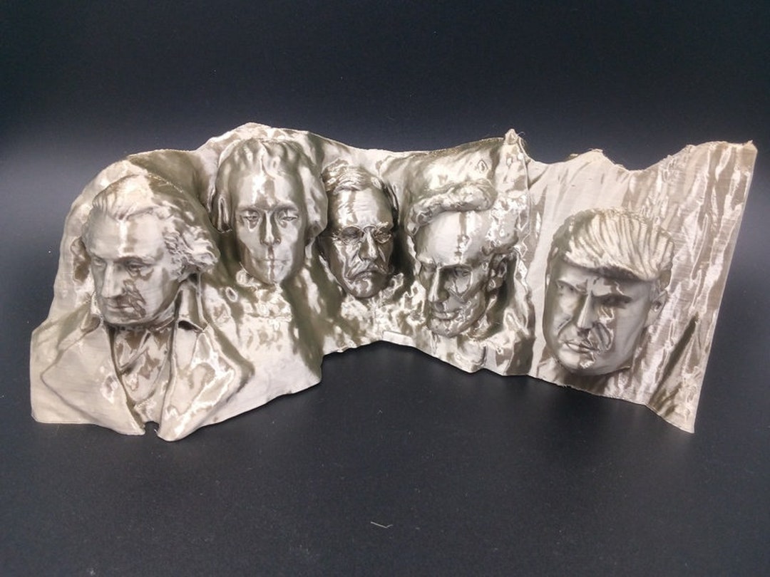 Mount Rushmore With Donald Trump Trumpmore U.S. President 3D Printed ...