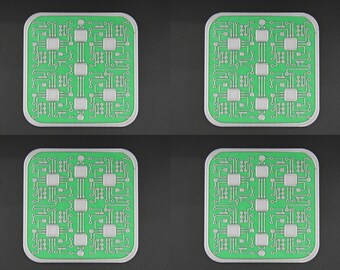 3D Printed Circuit Board Coaster Set - Etsy