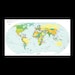 Earth Nations World Political Wall Map Robinson Projection Pick Large ...