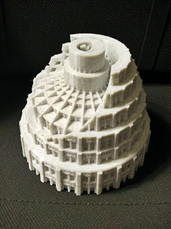 Tower of Babel Under Construction 3D Printed Architectural Model 4 ...