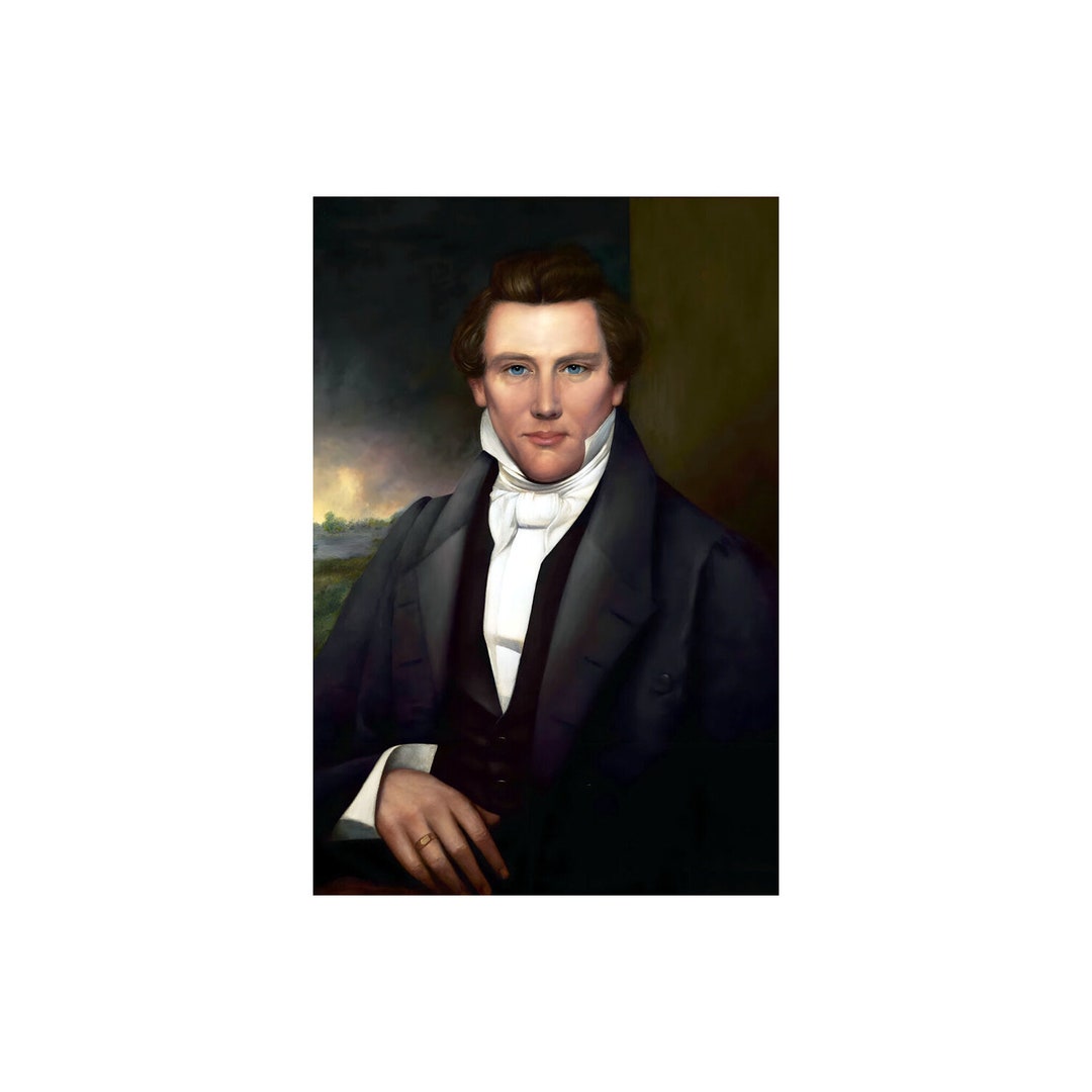 Joseph Smith Jr. 1843 Mormon Mormonism Painting Portrait Art Print - Etsy