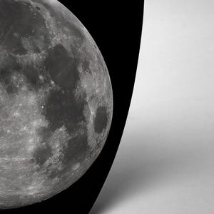 Full Moon Near Side Disk Close up Space Celestial Astronomy Photo ...