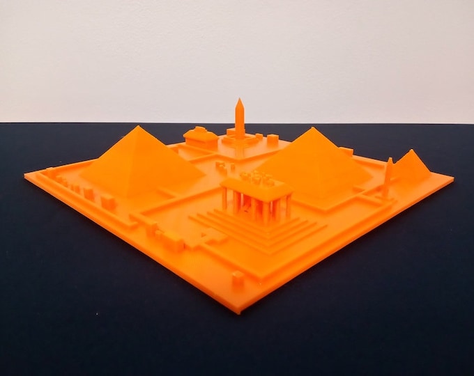 Pyramids of Giza-wood Cutout-ancient Egypt Decor-ancient History Crafts ...