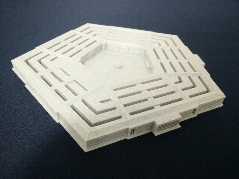 The Pentagon Washington D.C. 3D Printed Architectural Model 1:2000 ...