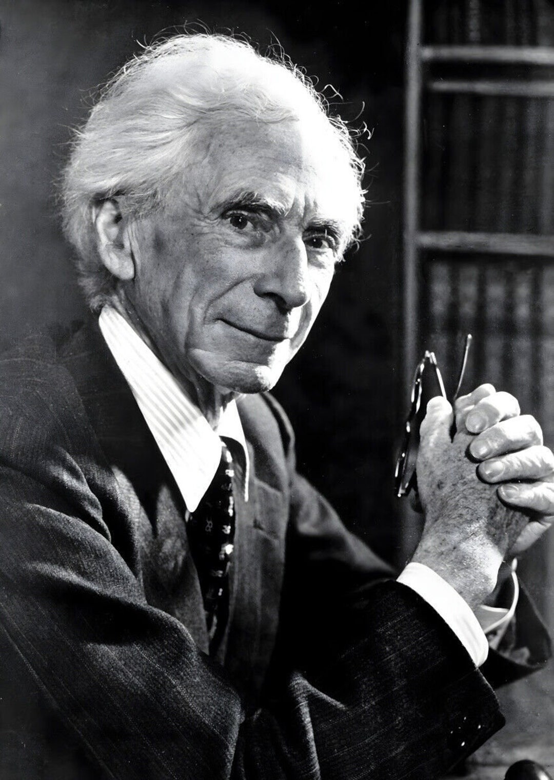 Bertrand Russell 1957 Sitting Portrait Photo Art Poster Print - Etsy