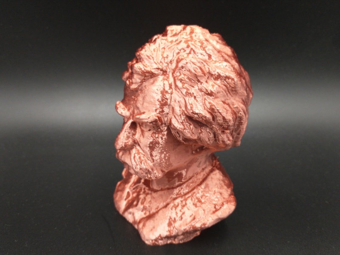 Mark Twain 3D Printed Bust Statue Figurine Sculpture Author - Etsy