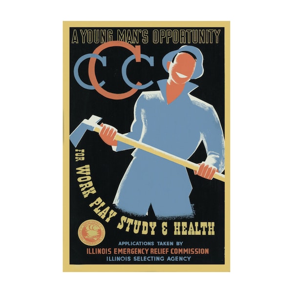 Illinois Poster - Etsy