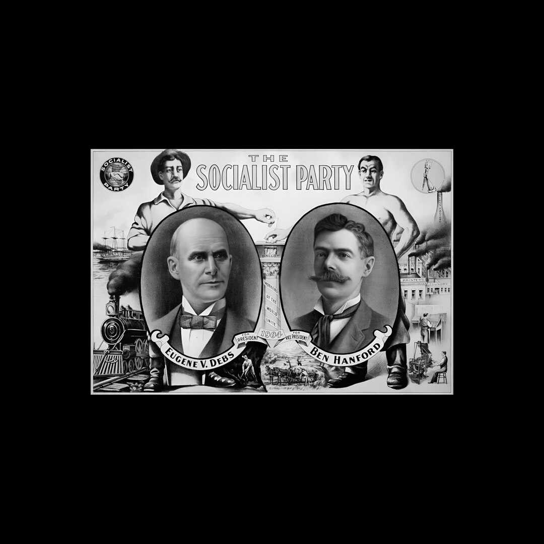 Eugene V. Debs Socialist Party 1904 Campaign Poster Art Print - Etsy