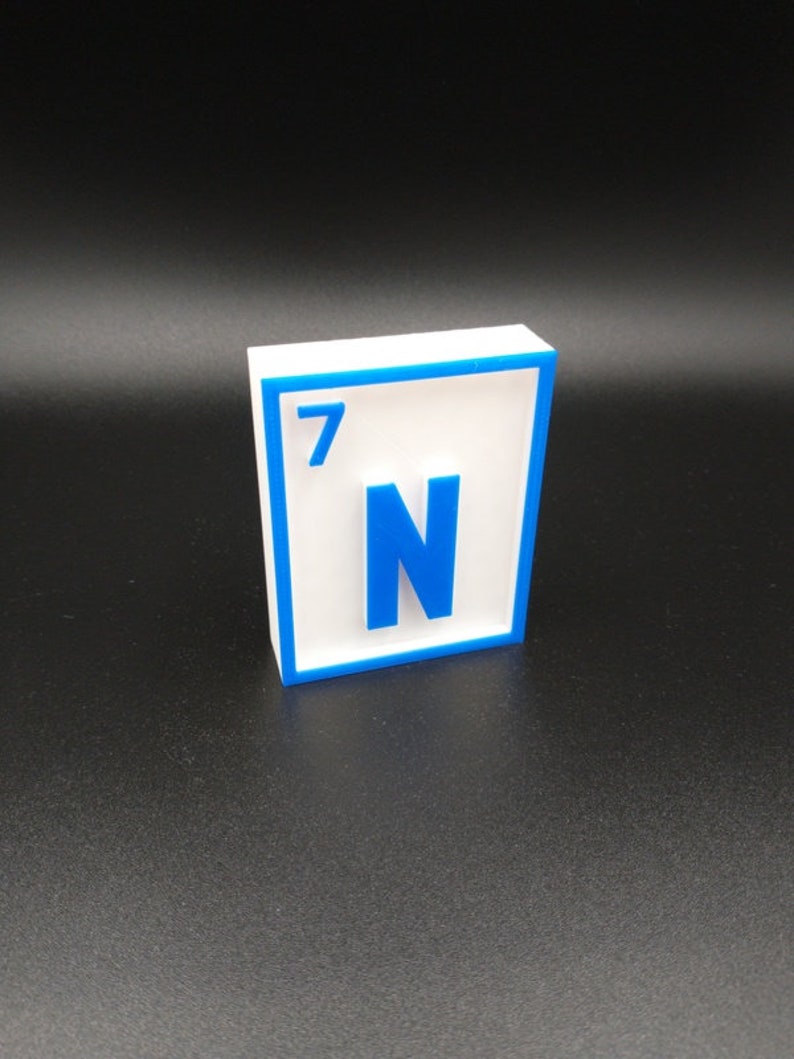 Periodic Table of the Elements Element Tile Sculpture Chemistry Art ...