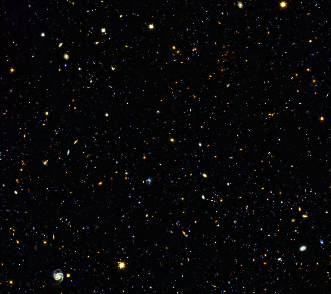 Hubble UV Deep Field Stars Star Space Telescope Photo Poster Art Print ...