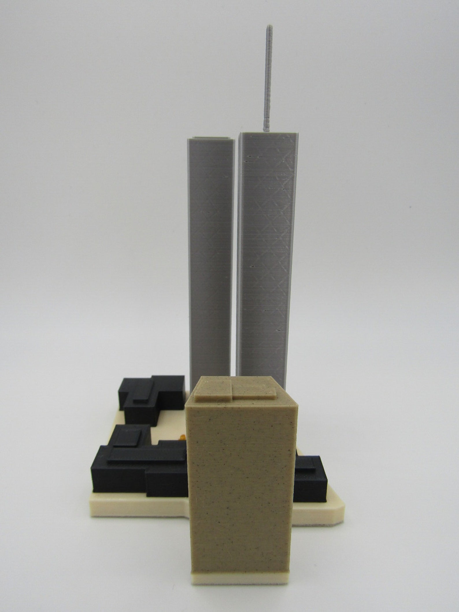 Original WTC World Trade Center Twin Towers New York City NY 6" 1:3500 ...