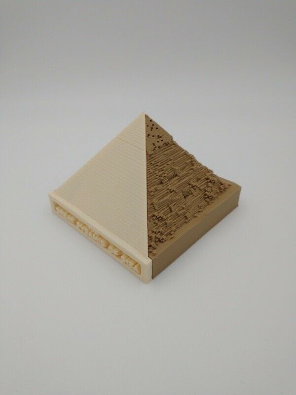 3d Rechthoekige Piramide Wireframe Piramide 3D Model $6 .3dm .3ds