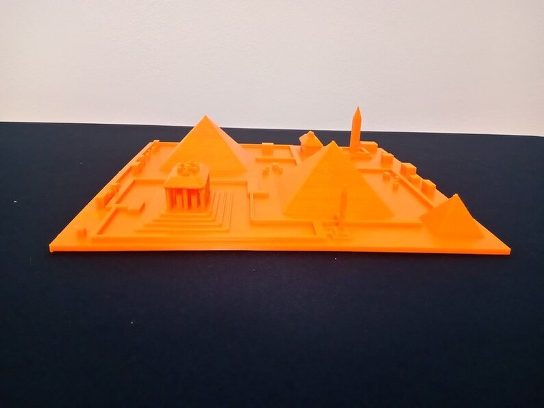Pyramids at Giza Ancient Egypt 3D Printed Architectural Model - Etsy