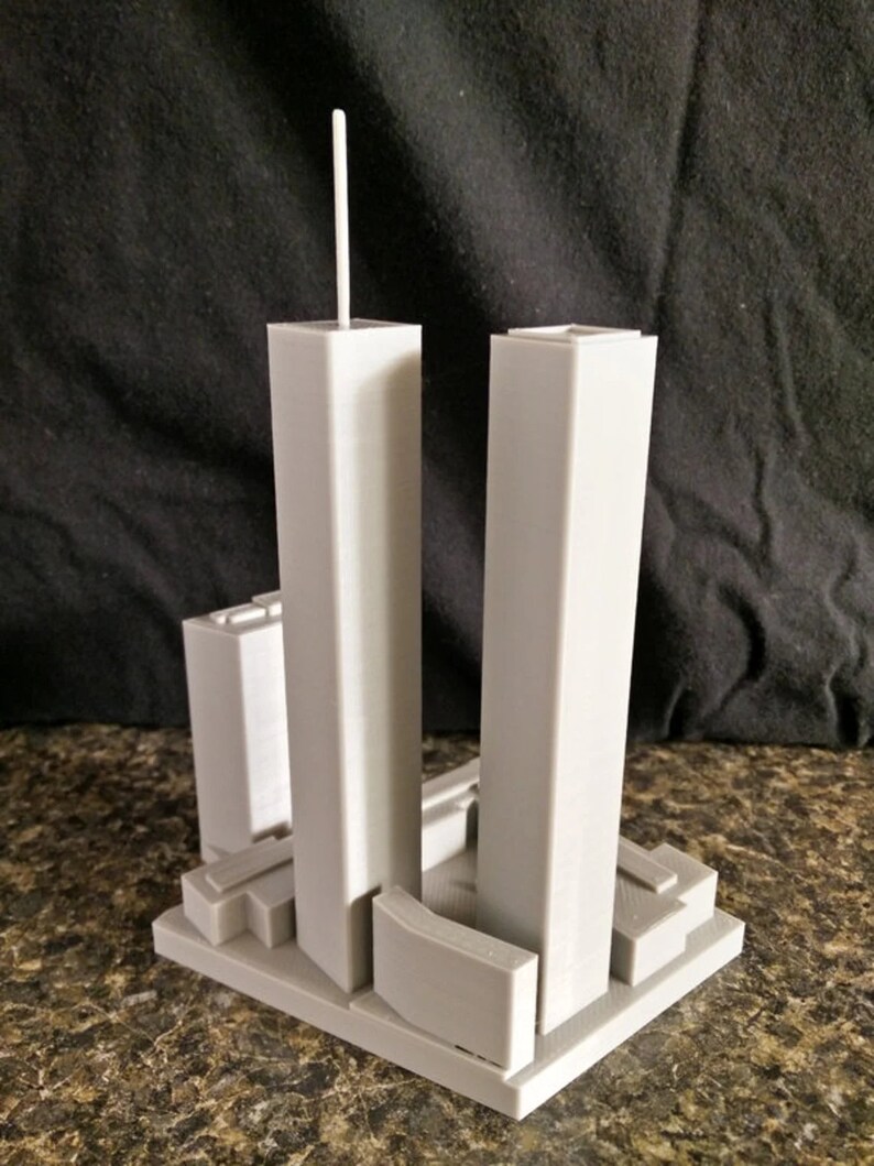 Original WTC World Trade Center Twin Towers New York City NY 6" 1:3500 ...