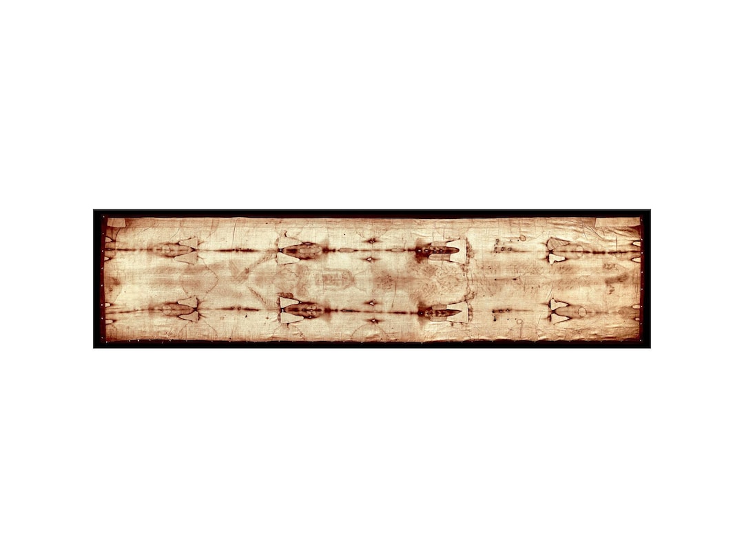Full Shroud of Turin Jesus Christ Burial Cloth Photo Poster Art Print ...