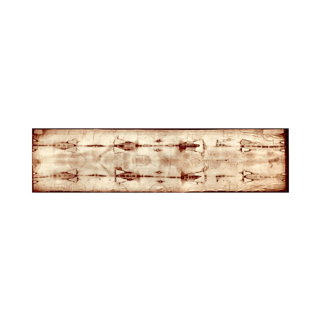 Full Shroud of Turin Jesus Christ Burial Cloth Photo Poster Art Print 9 ...