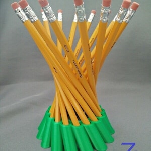 Hyperboloid Twisted Pen / Pencil Holder Cup Stand Holds 16 | Etsy