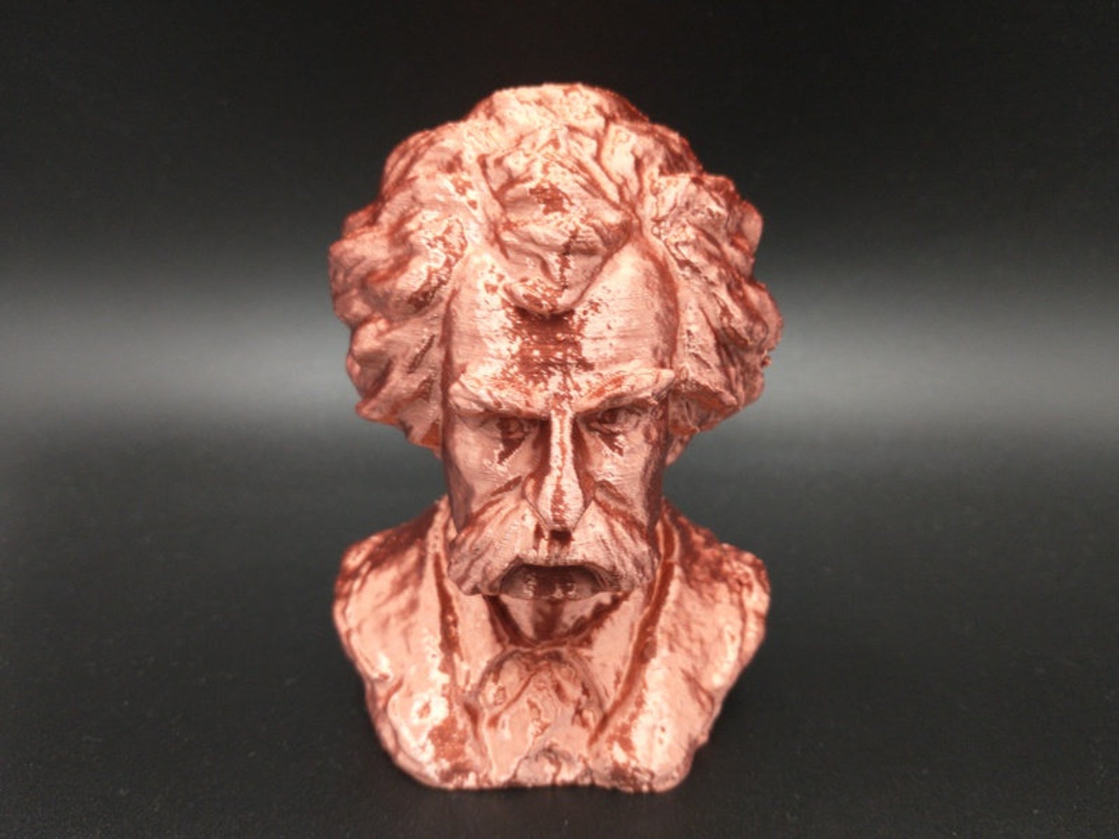 Mark Twain 3D Printed Bust Statue Figurine Sculpture Author - Etsy