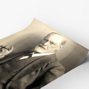 Sigmund Freud by Max Halberstadt Psychoanalysis Photo Poster Art Print ...
