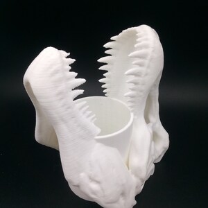 T Rex T-rex Dinosaur Pen Pencil Brush Cup Holder Stand 3D Printed Pick ...