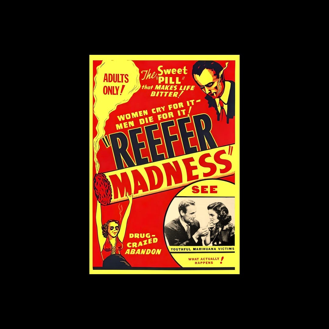 Reefer Madness 1936 Anti-marijuana Film Movie Poster Art Print - Etsy