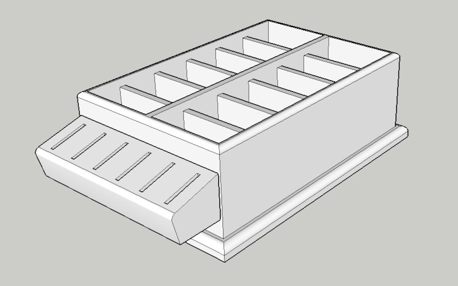 USB Thumb Flash Drive Microsd Card Holder Rack Organizer 3D Printed ...