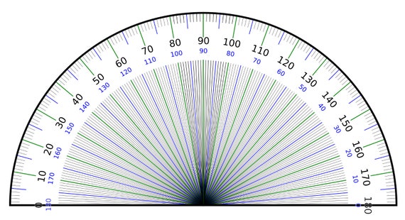 Protractor Print Out 180