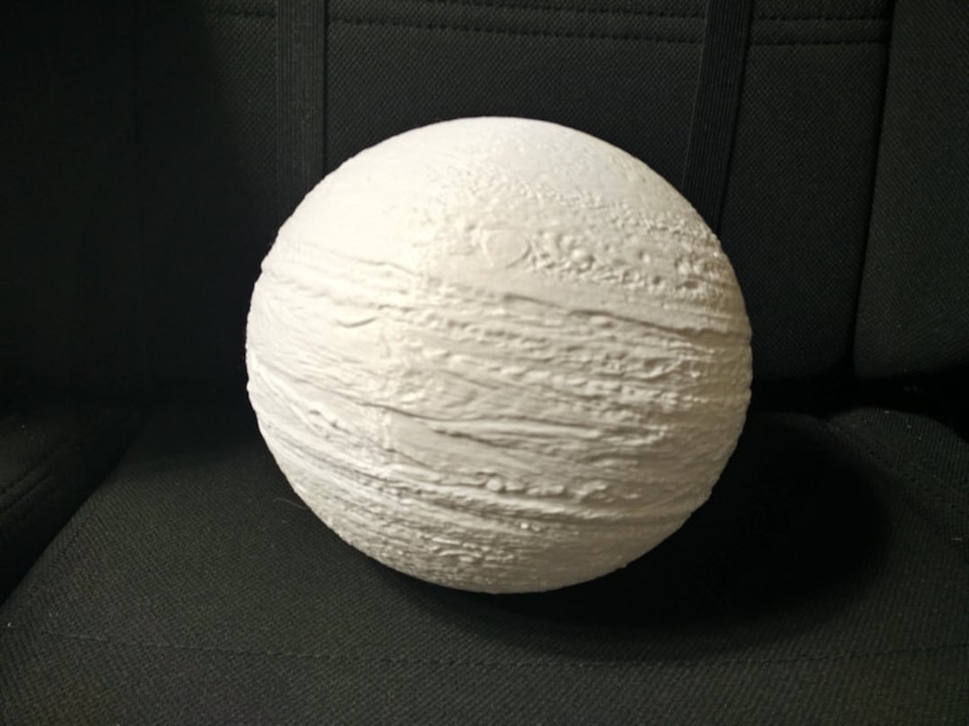 Planet Jupiter Globe 3D Printed Model Sculpture Solar System - Choice ...