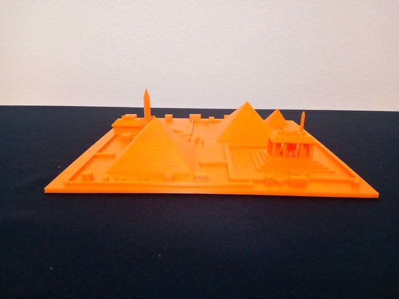 Pyramids at Giza Ancient Egypt 3D Printed Architectural Model - Etsy