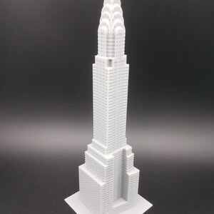 The Chrysler Building New York Manhattan Skyscraper 3D Printed Model - Etsy