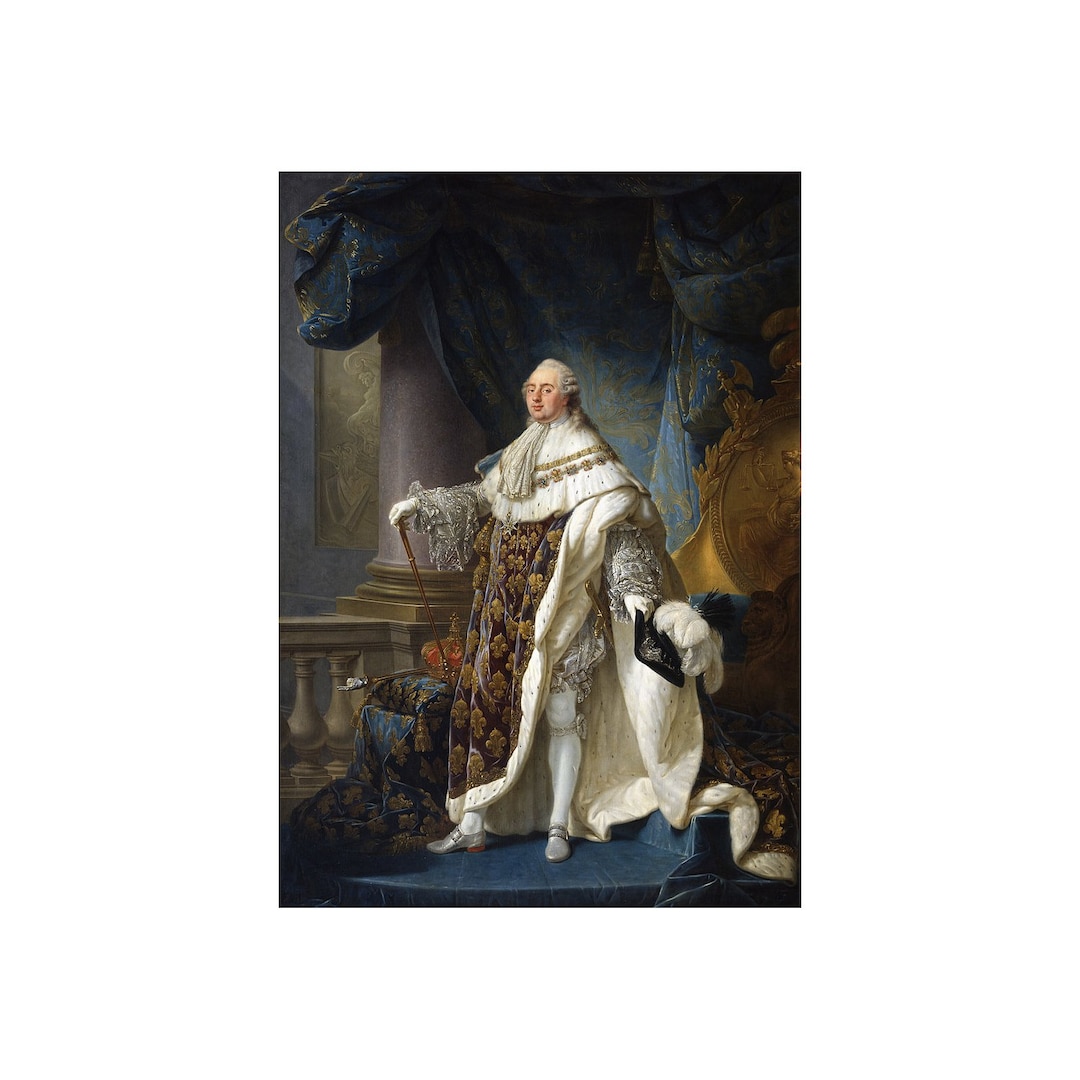 Louis XVI, King of France and Navarre 1789 Painting Art Poster Print - Etsy