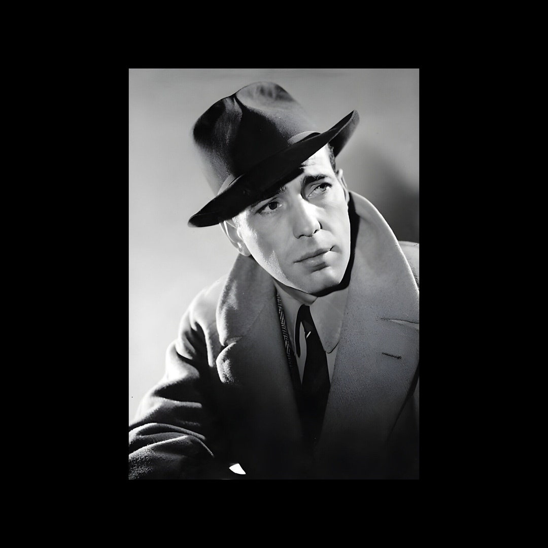 Humphrey Bogart Actor Hat Coat Portrait Publicity Photo Photograph Art ...