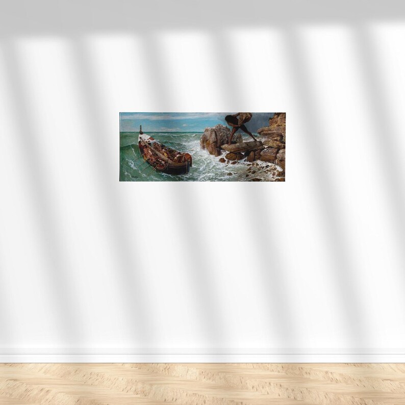 Odysseus Und Polyphemus Arnold Böcklin Bocklin 1896 Painting Poster Art ...