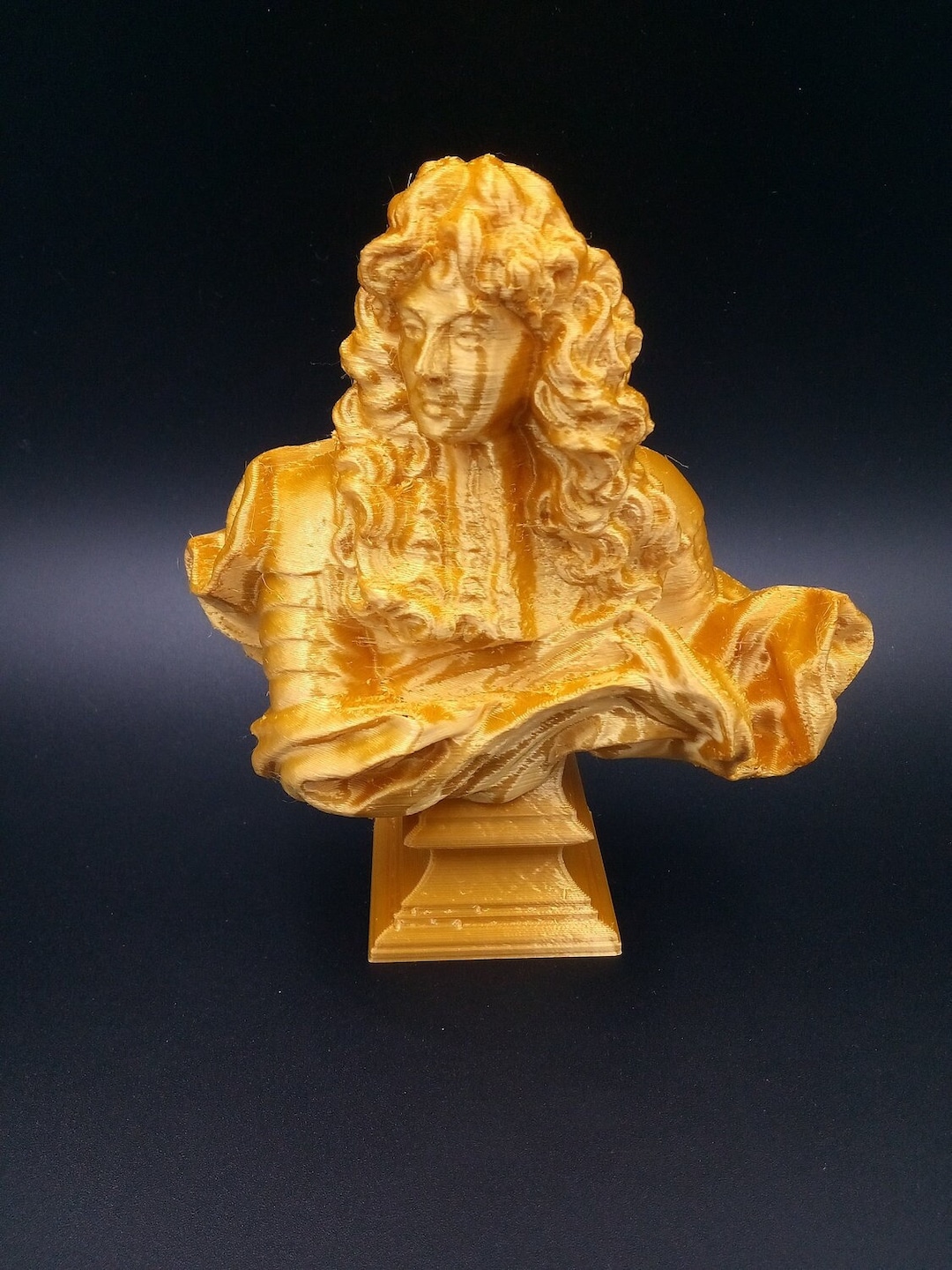 Louis XIV France Sun King 3D Printed Bust Statue Figure Sculpture Pick ...