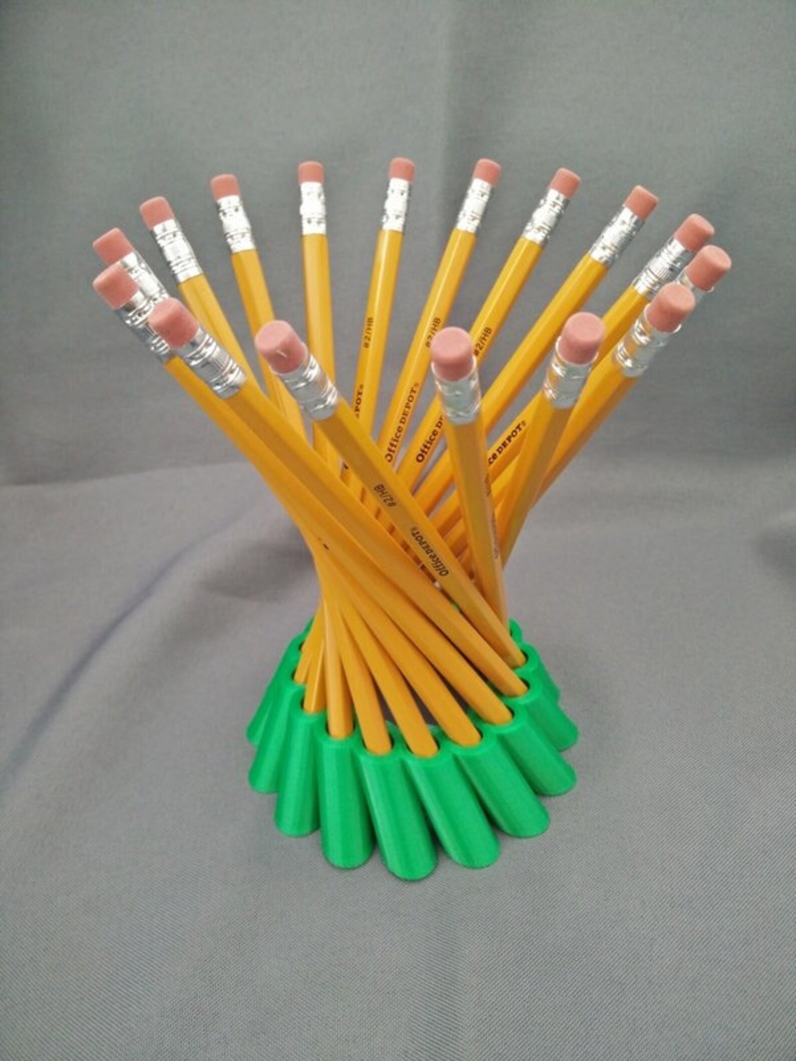 Hyperboloid Twisted Pen / Pencil Holder Cup Stand Holds 16, Unique Many ...