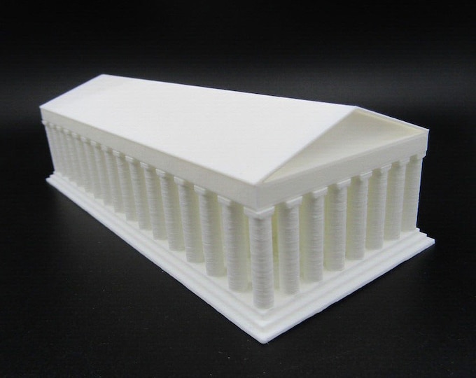 THE PARTHENON Architecture Paper Model Kit Ancient Greek Temple Acropolis Athens Greece School ...