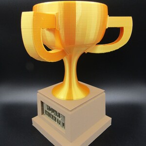 You're Winner Trophy Cup Retrogaming Video Games Game Meme 3D Printed ...