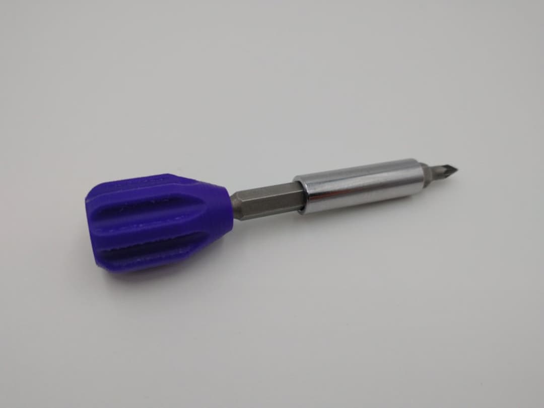 Small Mini Hex Bit Screwdriver Handle 3D Printed Tool Adapter Holder ...